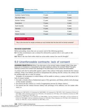 LAWS1100 Nickolas James Business law 4_e_----_(chapter_9_contract_law ...