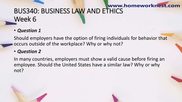 BUS340: BUSINESS LAW AND ETHICS | PPT