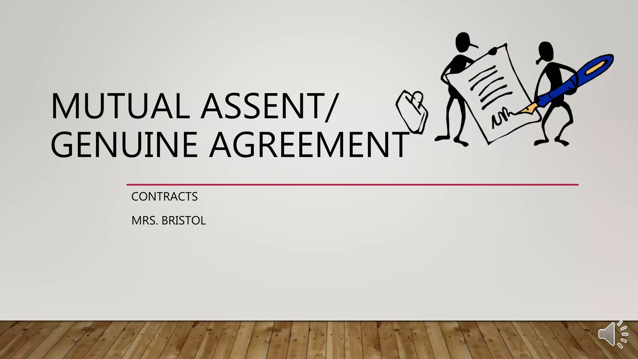 Business law c8 genuine assent | PPTX | Law