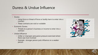 Business law c8 genuine assent | PPTX | Law