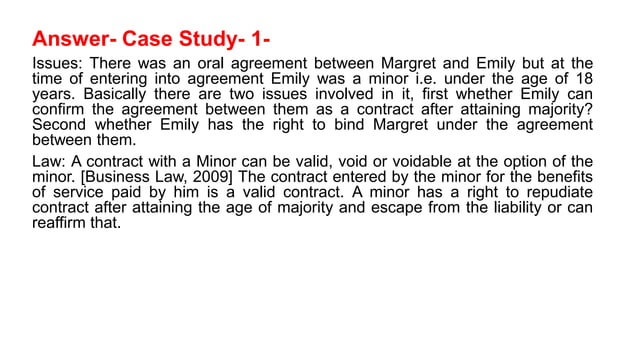 Business Law Case Study | PPTX | Legal Services Industry | Industries