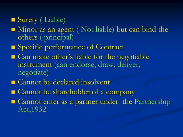 Business law competency of parties , consideration and object | PPT