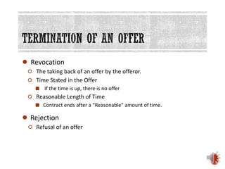 Business law how contracts arise | PPTX