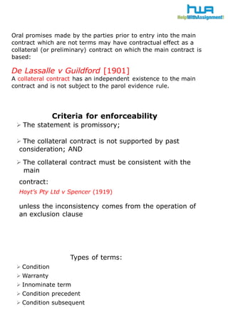 Constructing the Contract | PPTX