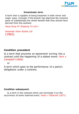 Constructing the Contract | PPTX