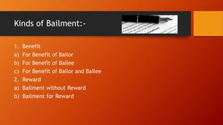 Business law Chapter 12: Bailment and Pledge | PPT