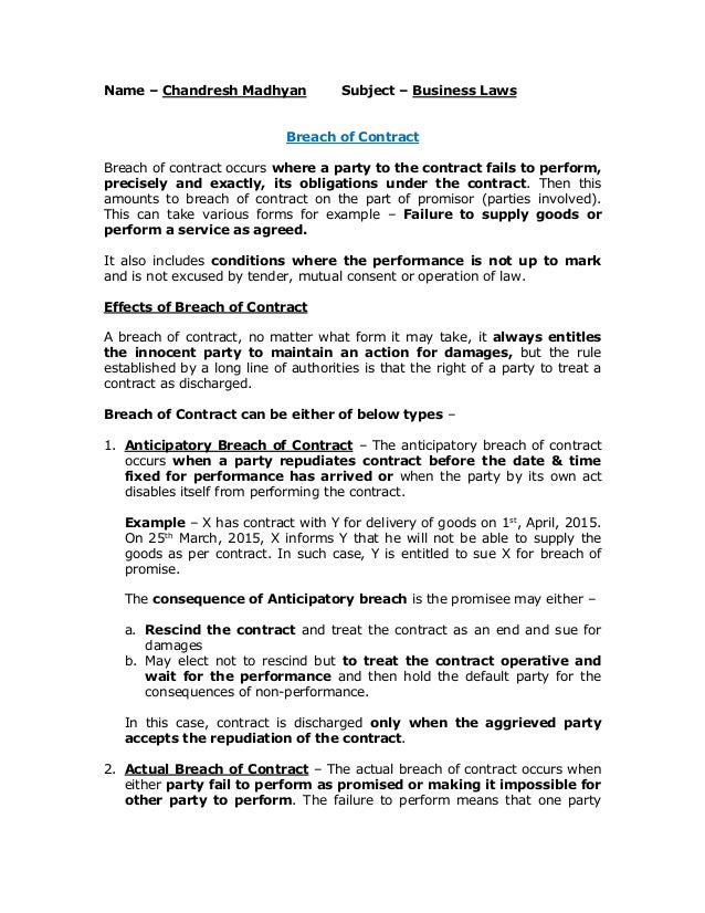 Anticipatory Breach Of Contract Cases Crash Course Four Types Of anticipatory-breach-of-contract-cases-crash-course-four-types-of