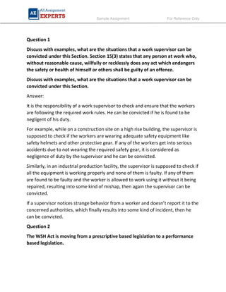 Business laws sample assignment | PDF | Business | Business and Finance