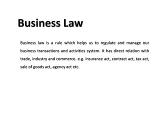 Business Law Unit I.pptx