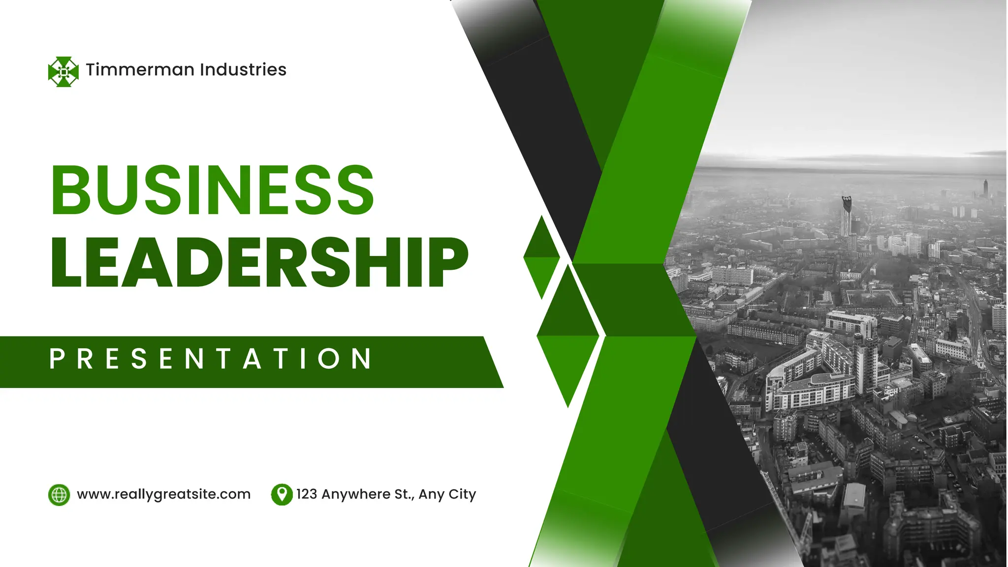 BUSINESS LEADERSHIP LAYOUT PRESENTATION TEMPLATE | PPTX | Executive ...