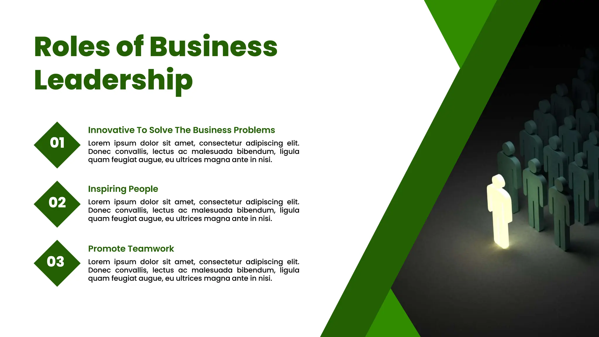 BUSINESS LEADERSHIP LAYOUT PRESENTATION TEMPLATE | PPTX | Executive ...