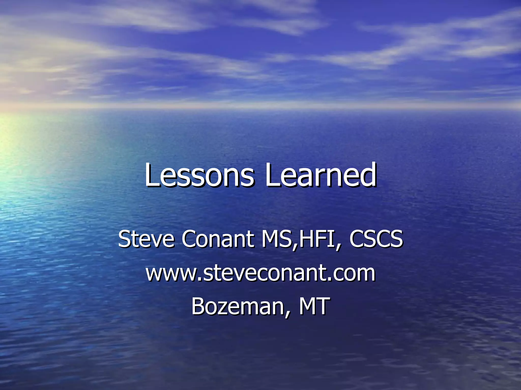 Business Lessons | PPT