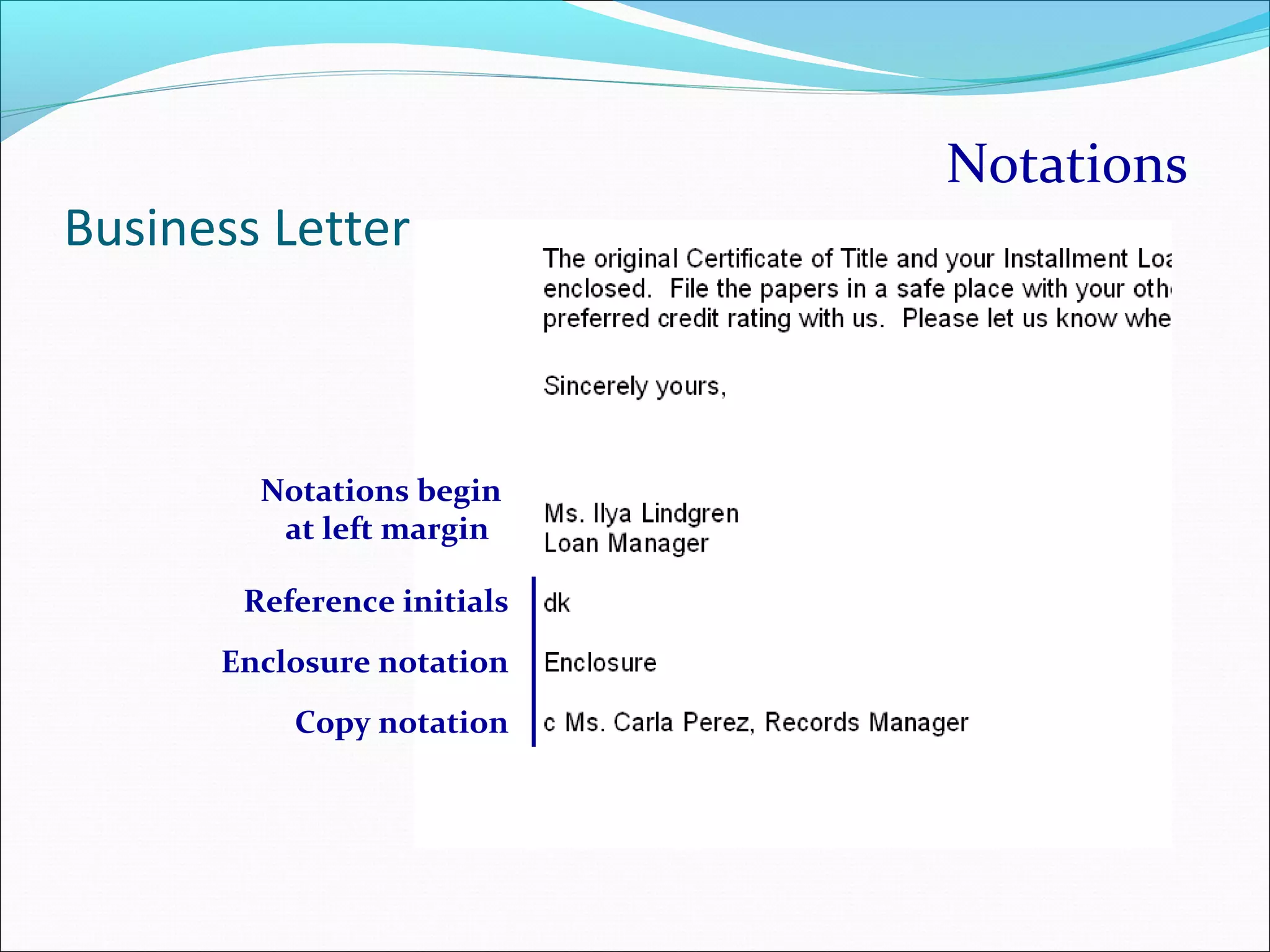 Business letter | PPT