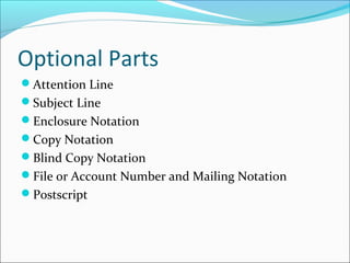 Business letter | PPT