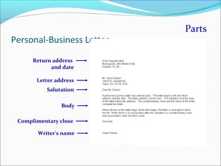 Business letter | PPT