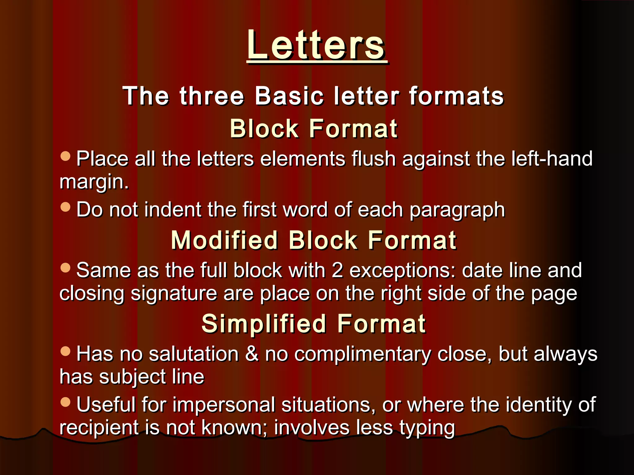 Business letter | PPT