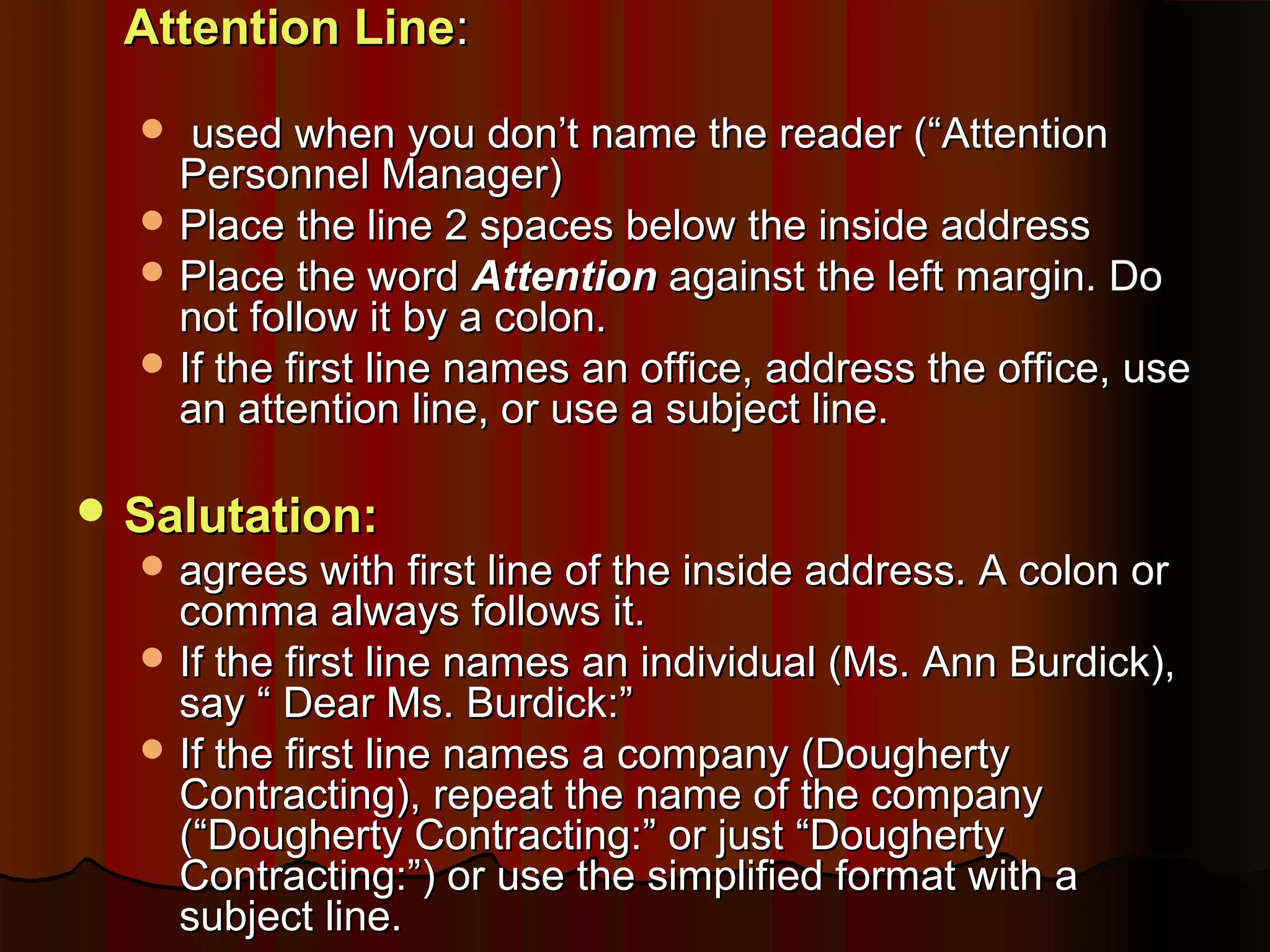 Business letter | PPT