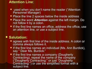 Business letter | PPT