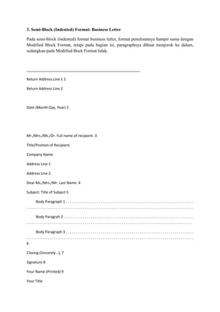 Business letter | PDF