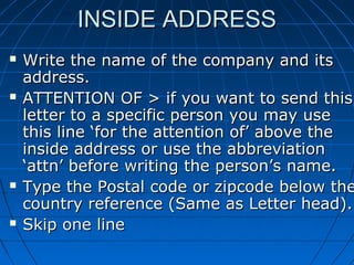 Business letter M. van Eijk | PPT