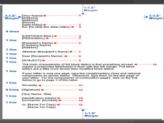 Business Letter Format With Subject Line