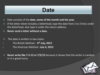 Business letter. | PPT