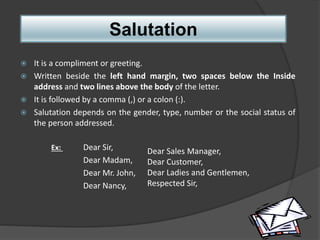 Business letter. | PPT