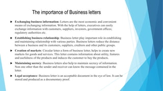 Business letter | PPT