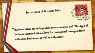 Business letter | PPT
