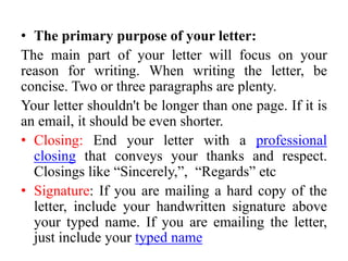 Business Letter | PPT
