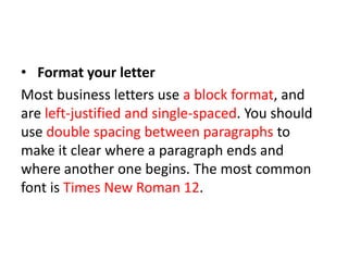 Business Letter | PPTX