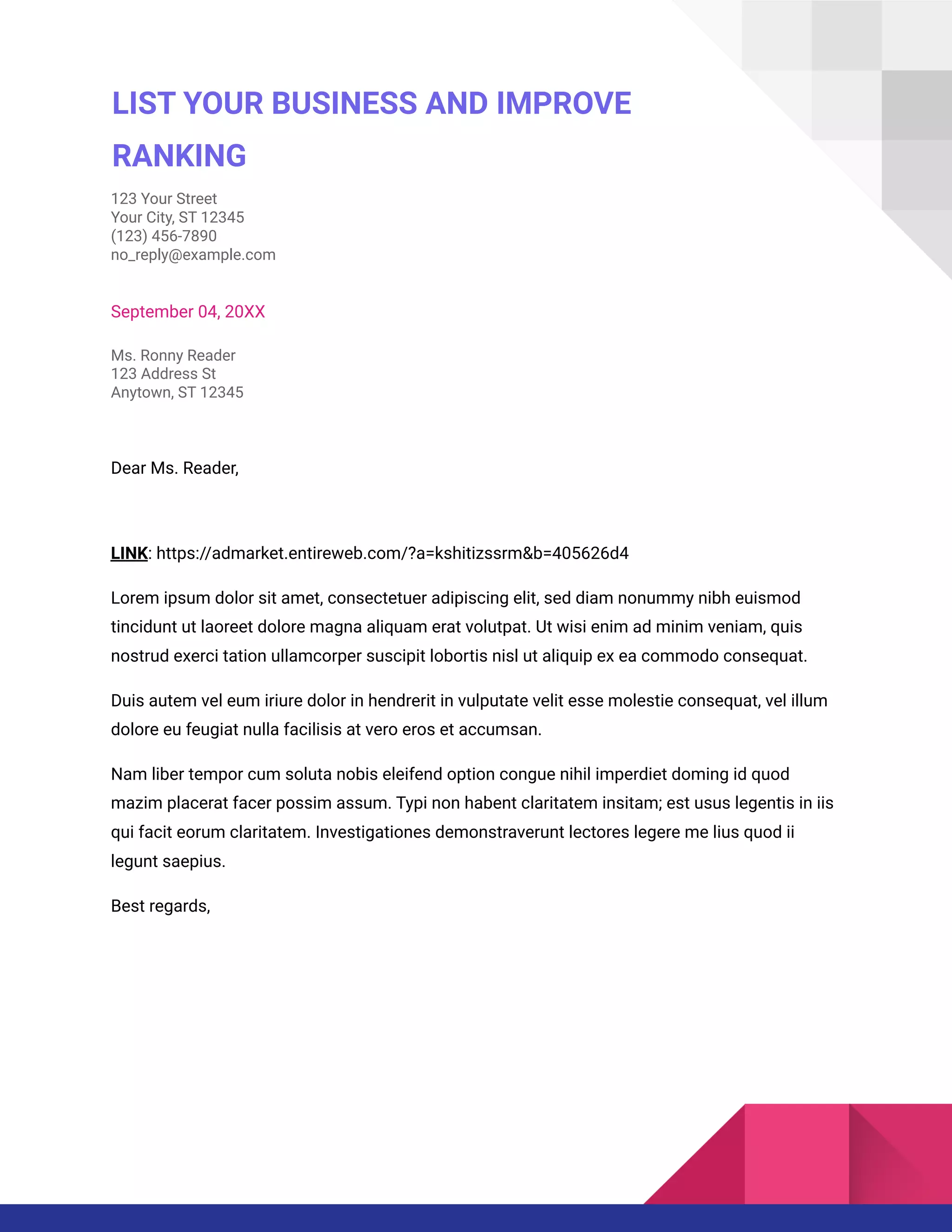 Business letter | PDF