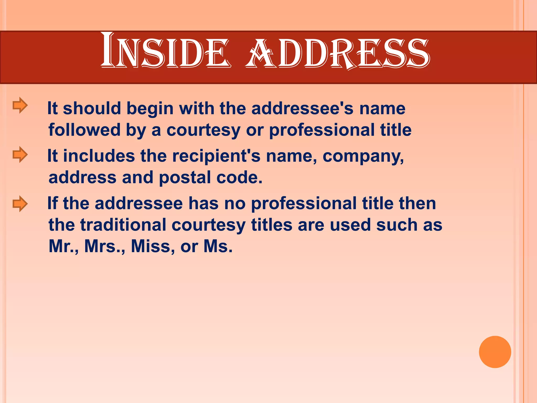 Business letter (2) | PPTX