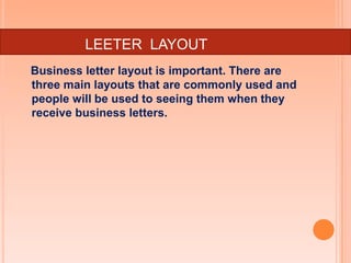 Business letter (2) | PPTX