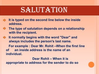 Business letter (2) | PPTX