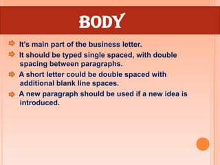 Business letter (2) | PPTX