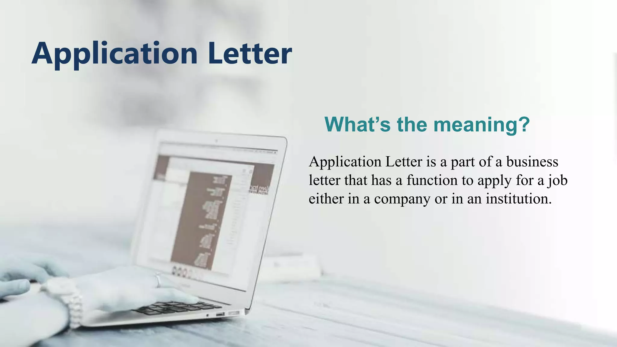 Business Letter Definition