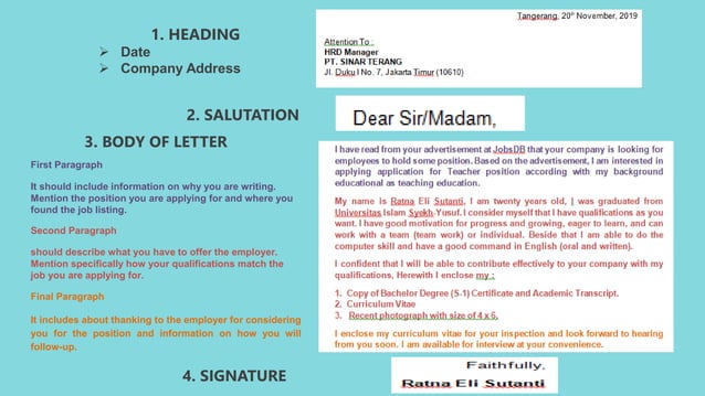 Business Letter - Definition&Example | PPT