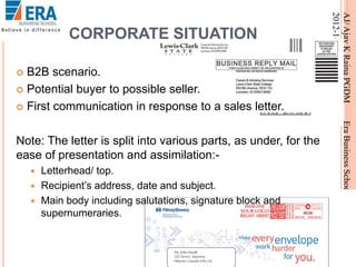 Business letter sample | PDF