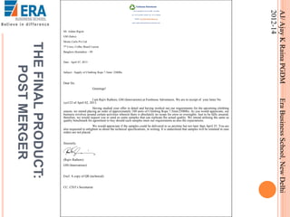 Business letter sample | PDF