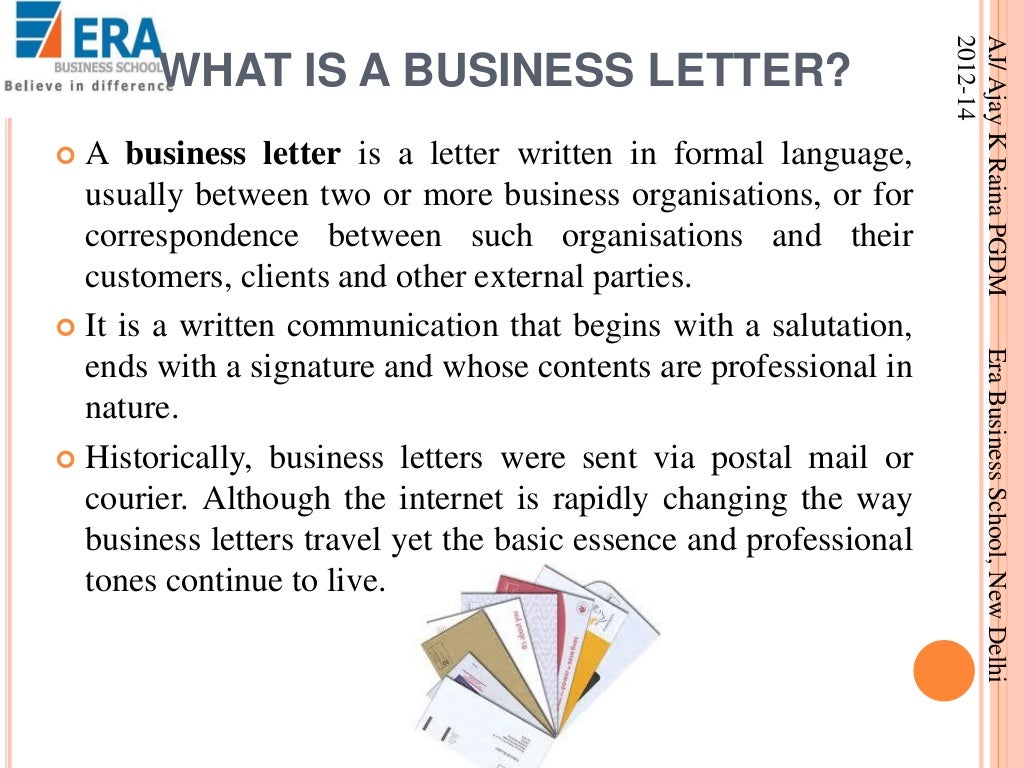 Business Letter Sample business-letter-sample