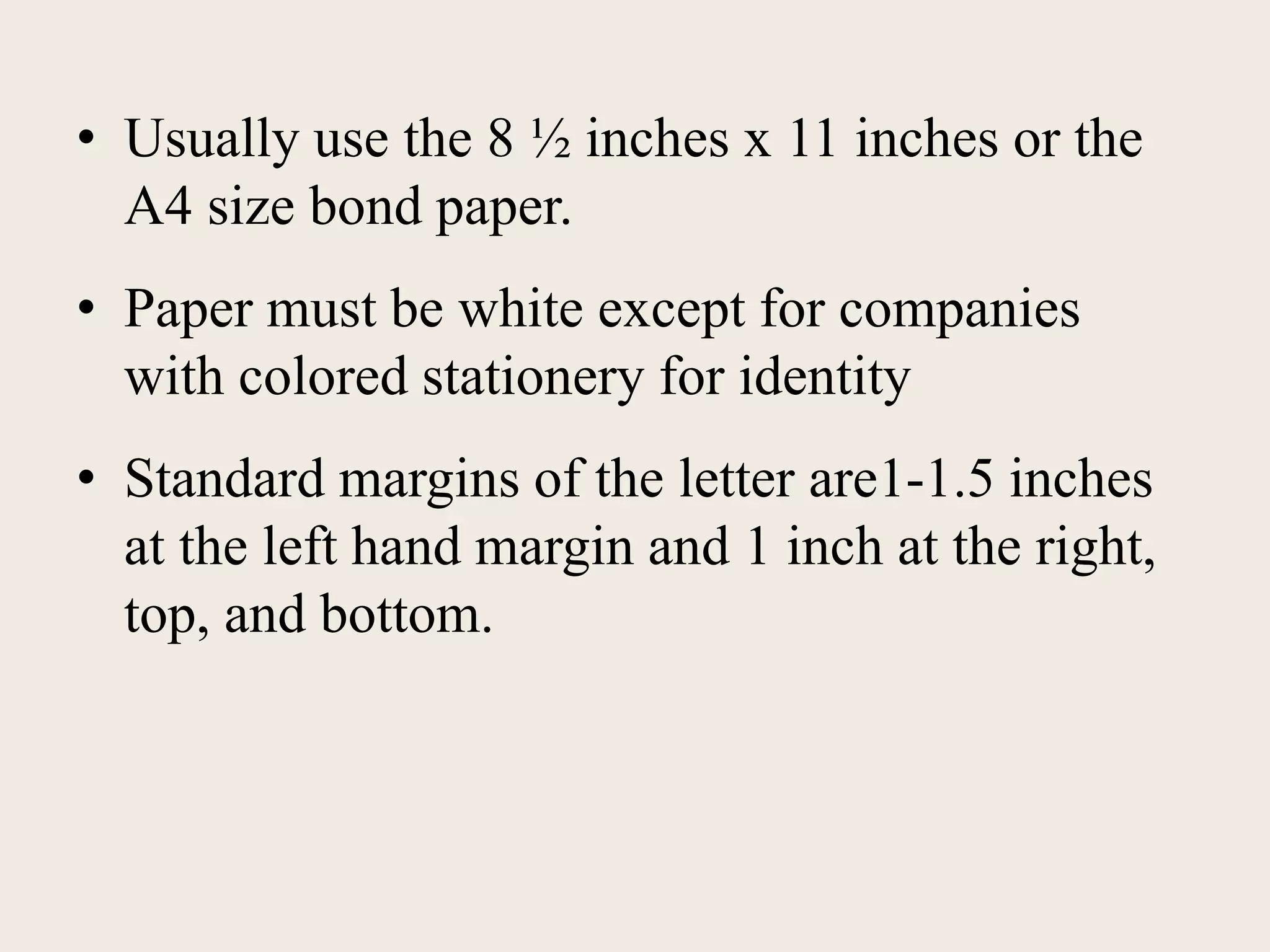 Business letter final | PPTX