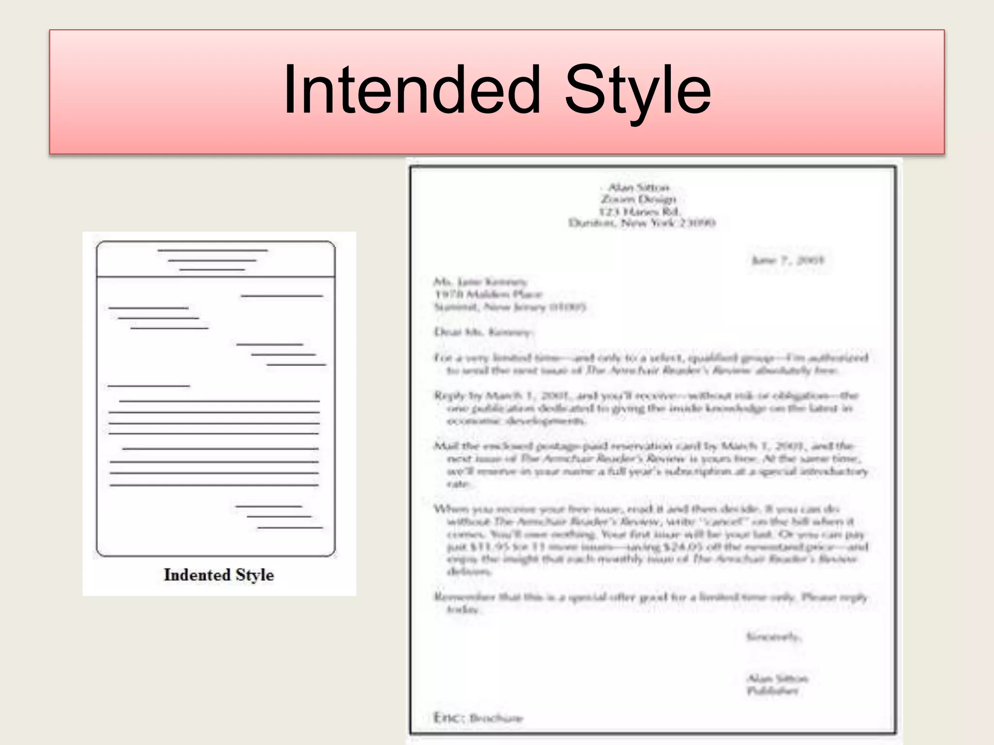 Business letter final | PPTX