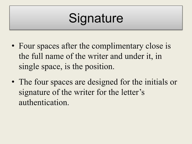 Business letter final | PPTX