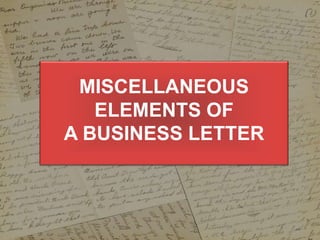 Business letter final | PPTX