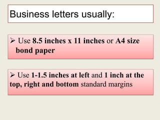 Business letter final | PPTX