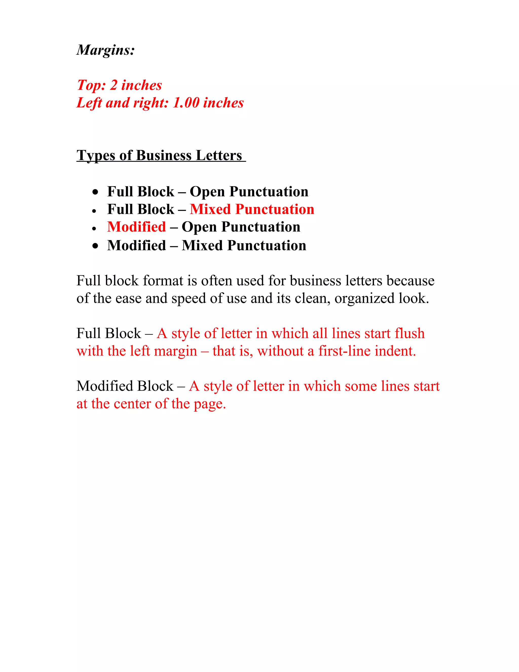 Business Letter Information Sheet | DOC