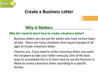 Business letter power point | PPT