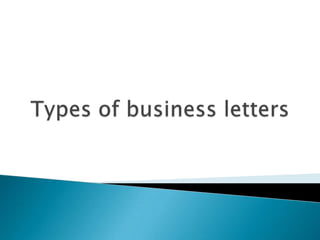 Business letters | PPT