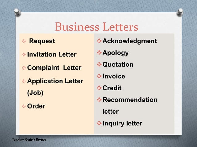 Business letters | PPT